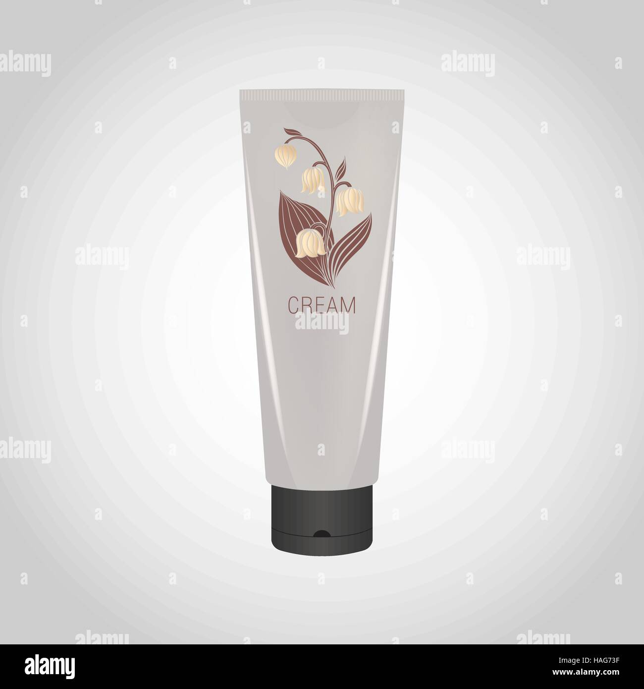 Cream packaging vector design template Stock Vector Image & Art - Alamy