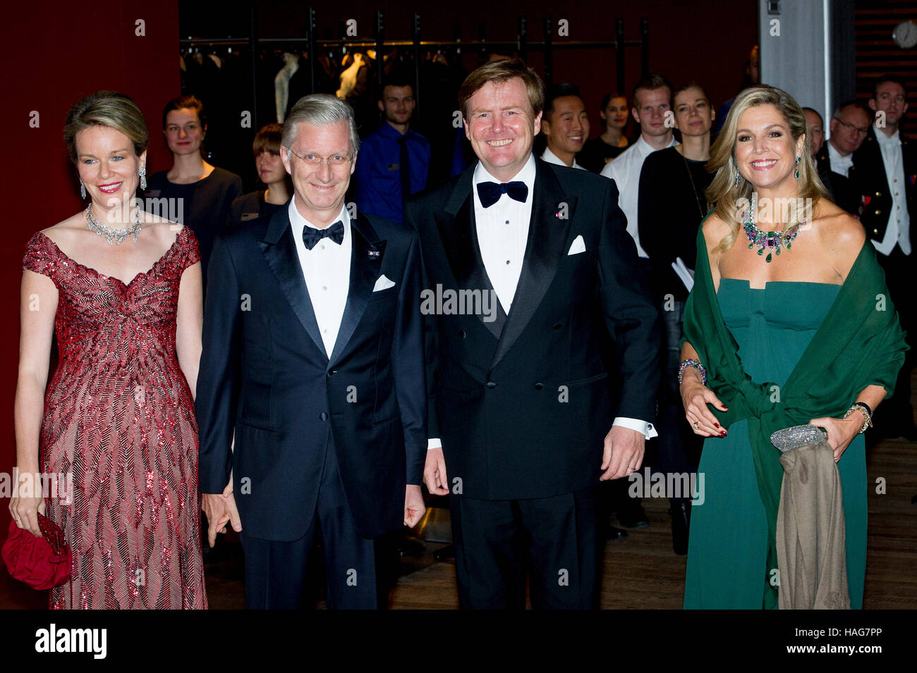 King Philippe and Queen Mathilde host a concert and dinner for King ...