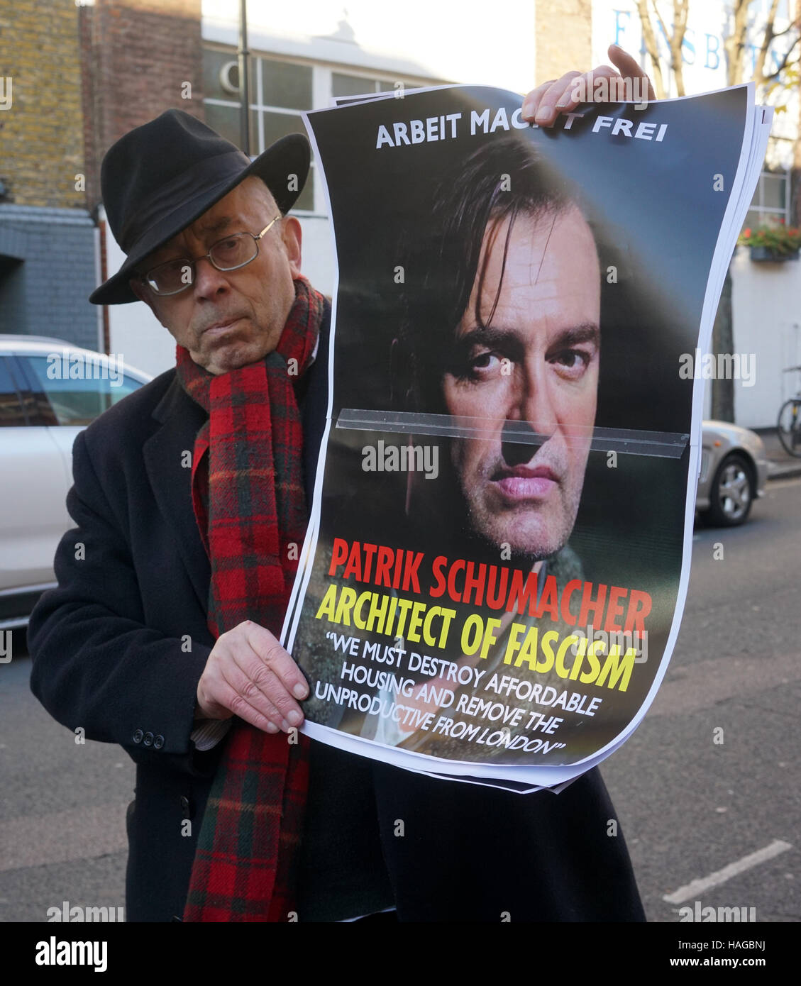 London architects protest hi-res stock photography and images - Alamy