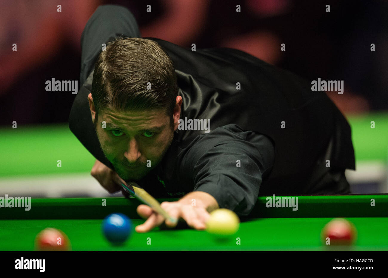 York. 30th Nov, 2016. Matthew Stevens of Wales competes during the ...