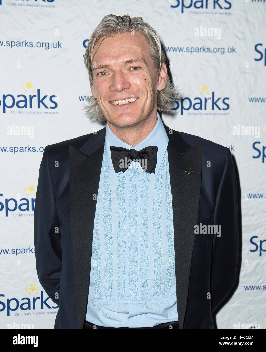 London, UK. 30th Nov, 2016. Tim Foster attends the Sparks Winter Ball ...