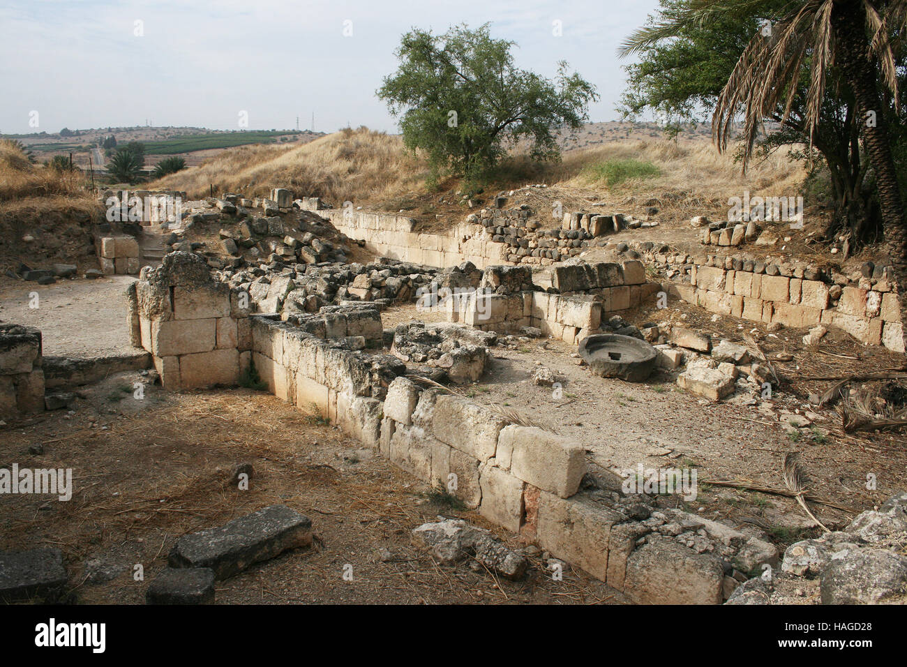 A view of the ruins of the Caliph's palace, photographed at the shores ...