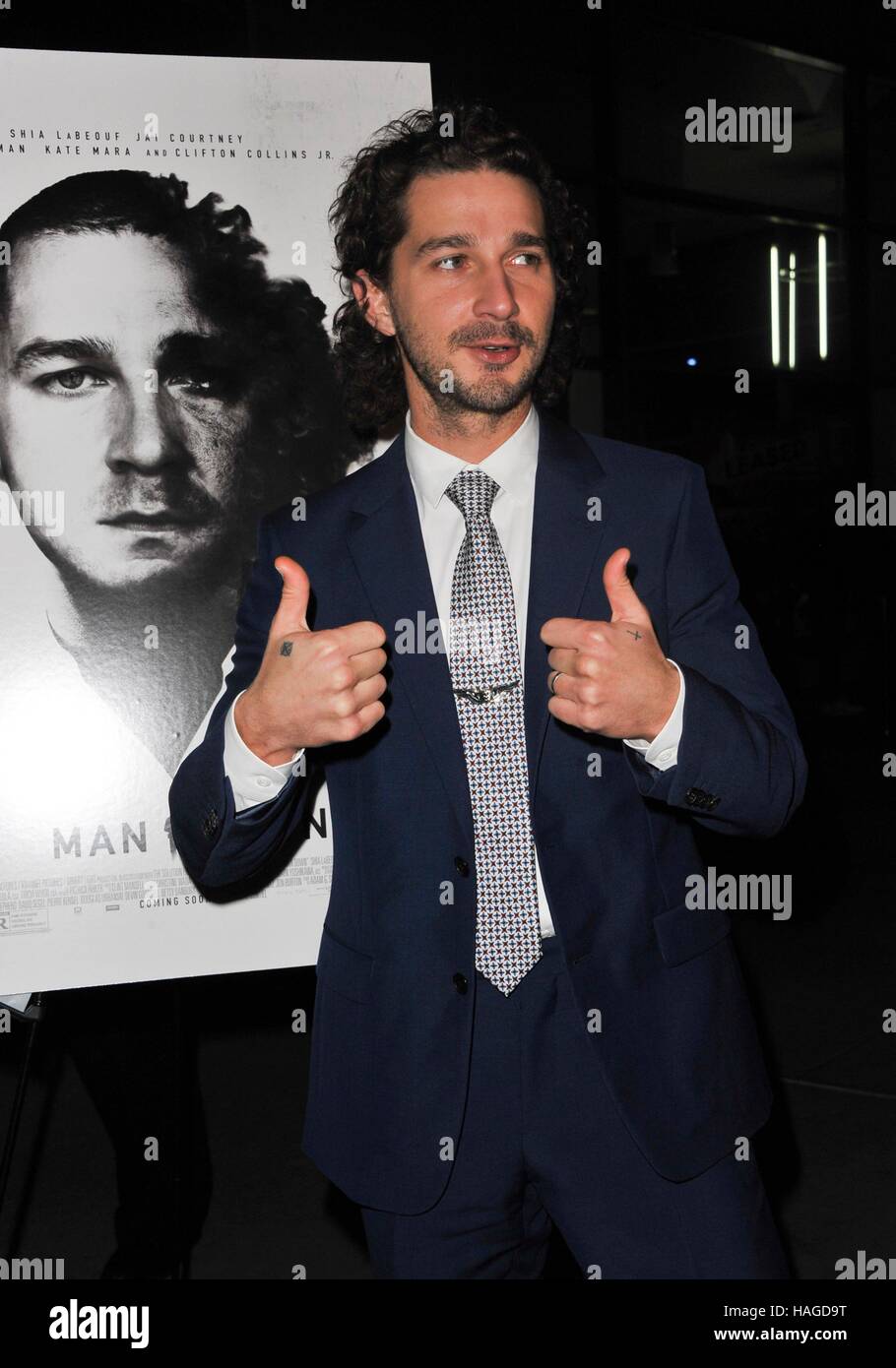 Los Angeles, California, USA. 30th Nov, 2016. Shia LaBeouf at arrivals ...