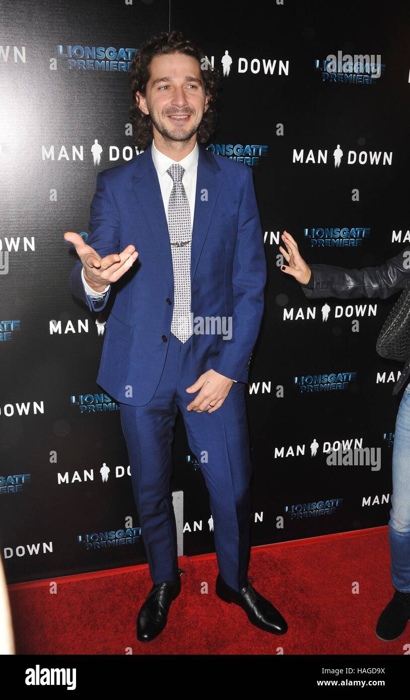 Los Angeles, California, USA. 30th Nov, 2016. Shia LaBeouf at arrivals ...