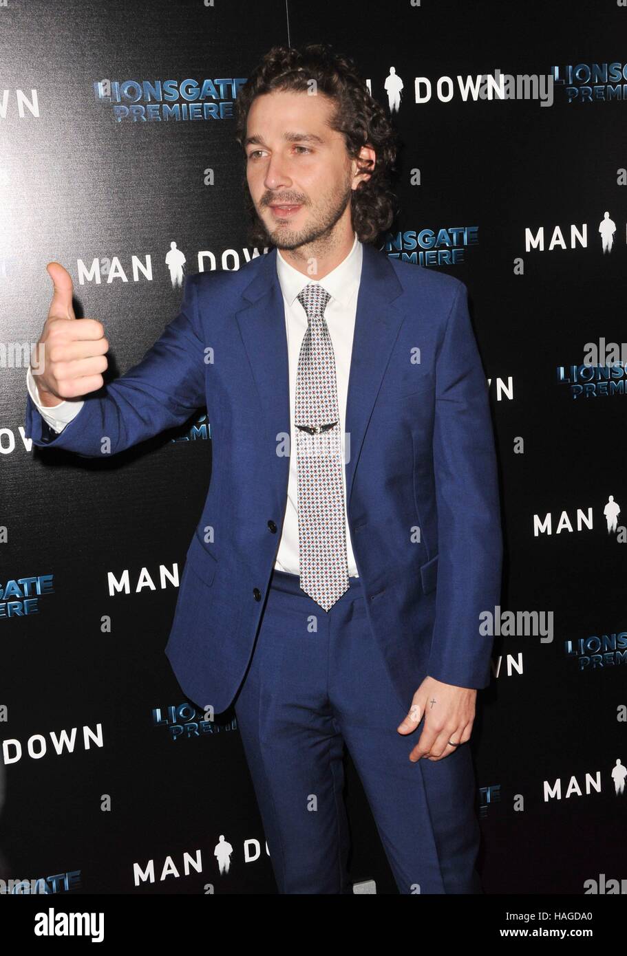 Los Angeles, California, USA. 30th Nov, 2016. Shia LaBeouf at arrivals ...
