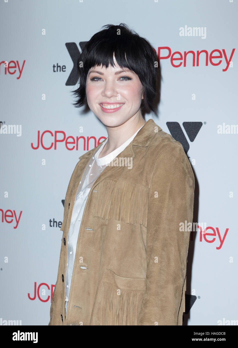 New York, USA. 30th Nov, 2016. Carly Rae Jepson teams up with JCPenney ...