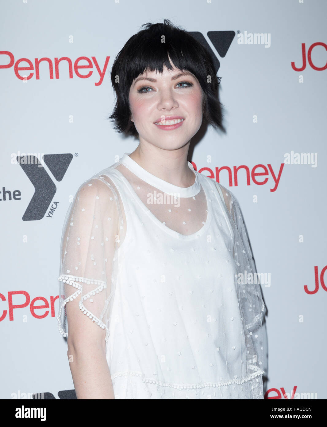 New York, USA. 30th Nov, 2016. Carly Rae Jepson teams up with JCPenney ...