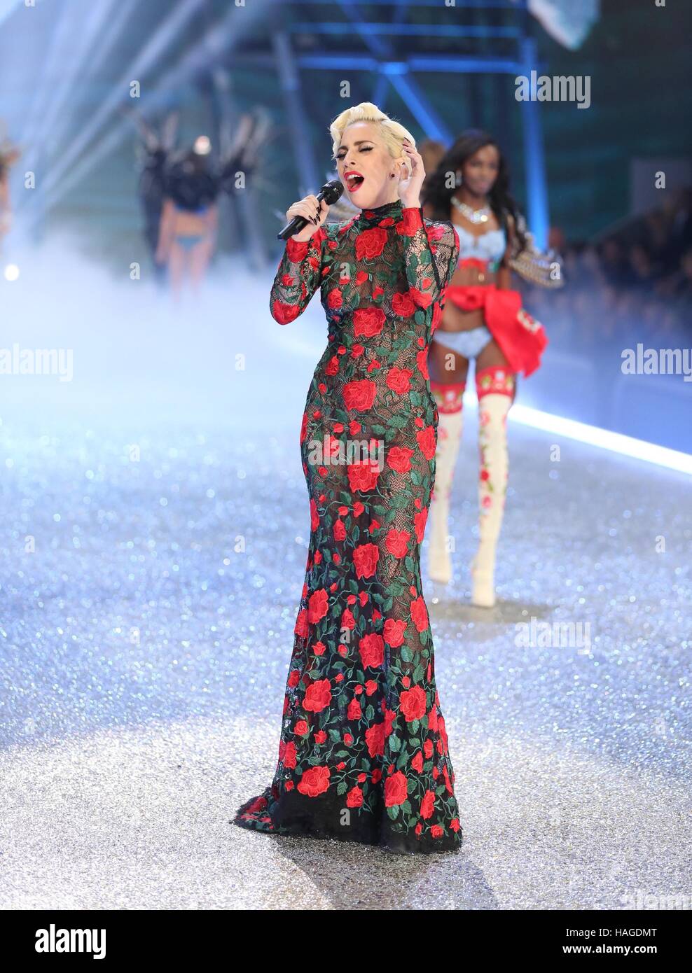 Paris, France. 30th Nov, 2016. Lady Gaga on the runway for 21st Annual ...