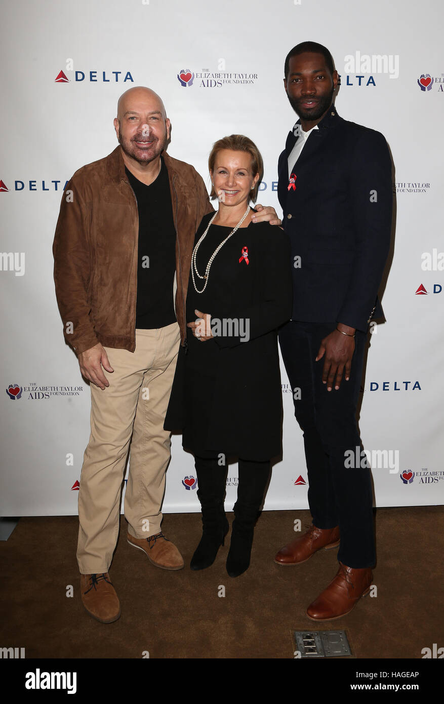 Los Angeles, CA, USA. 30th Nov, 2016. Jason Stuart, Gabrielle Carteris ...