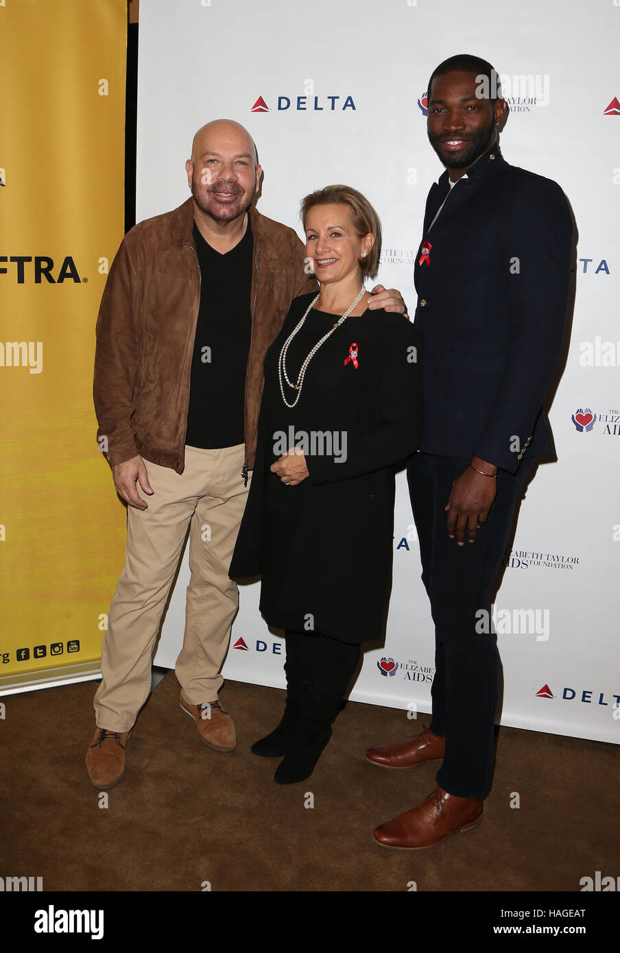 Los Angeles, CA, USA. 30th Nov, 2016. Jason Stuart, Gabrielle Carteris ...