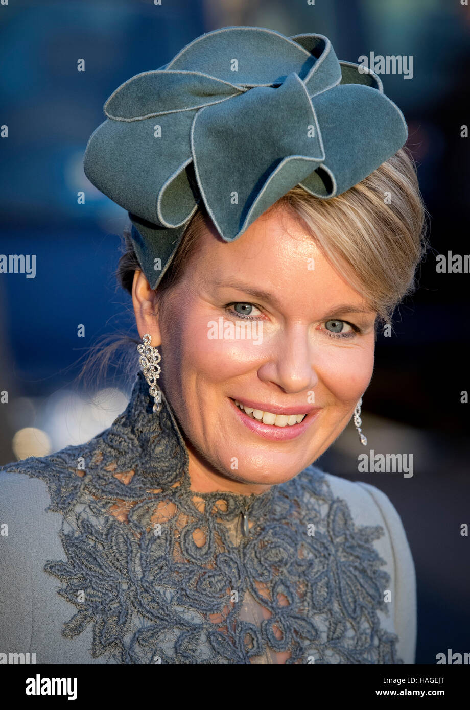 Veghel, The Netherlands. 30th Nov, 2016. Queen Mathilde of Belgium ...