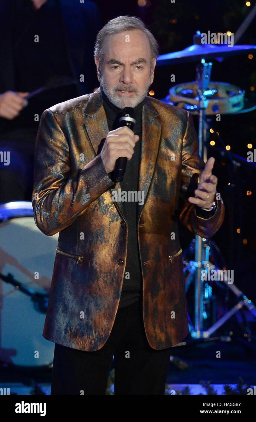 New York, NY, USA. 30th Nov, 2016. Neil Diamond at a public appearance ...