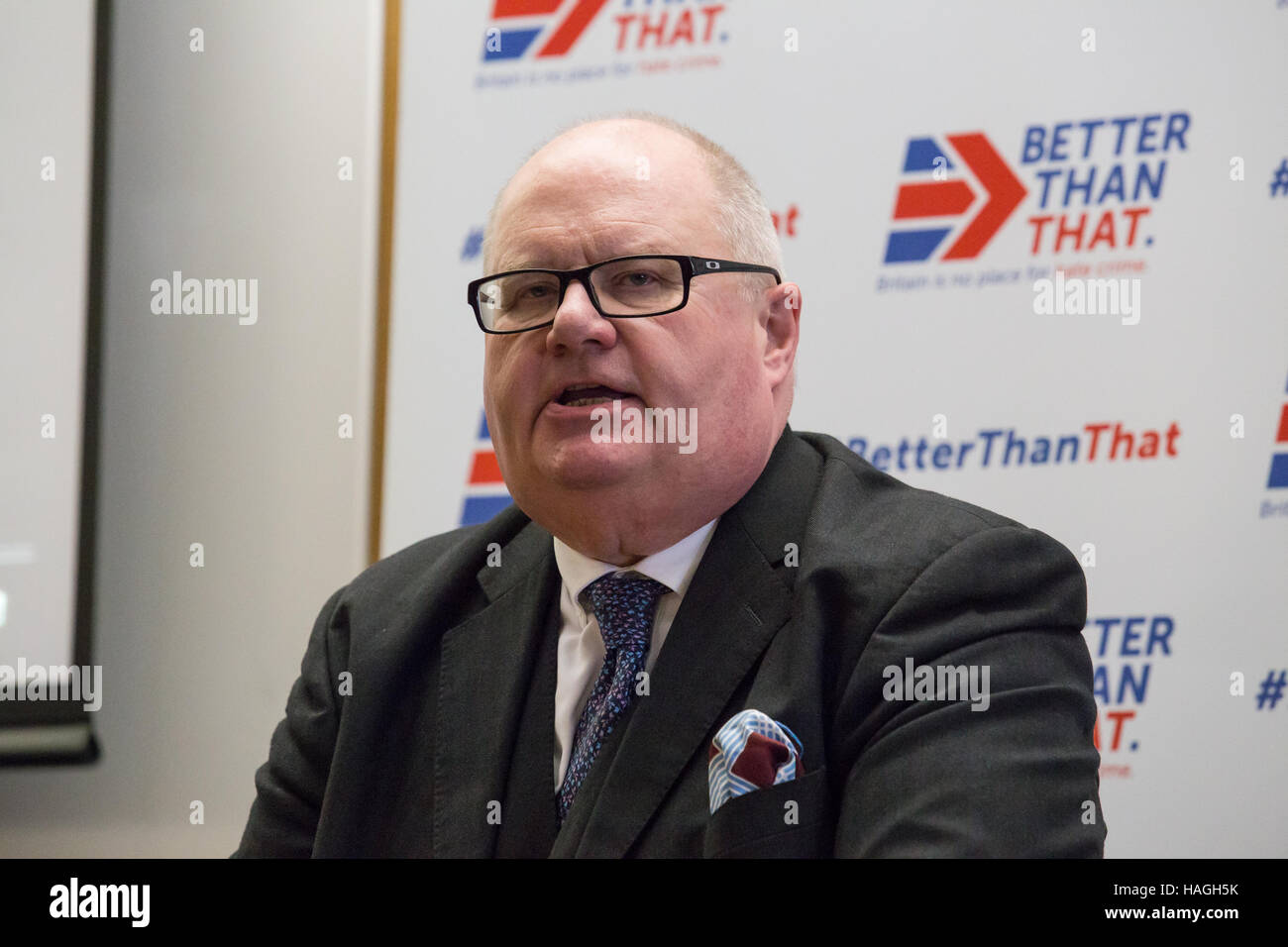 London, UK. 01st Dec, 2016. London, 1 of December 2016. Rt Hon Sir Eric ...