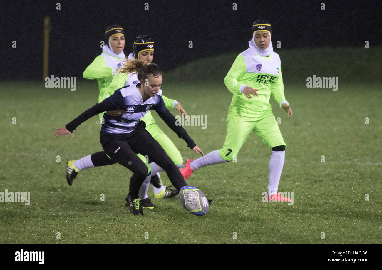Berlin, Germany. 01st Dec, 2016. Iranian rugby players during a ...