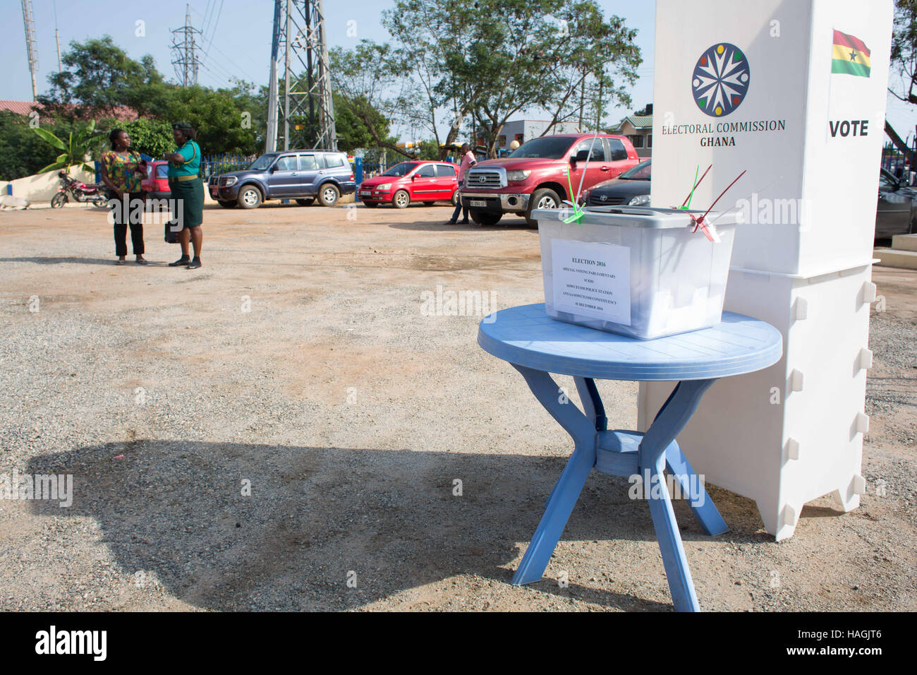 Accra, Ghana. 1st Dec, 2016. Early Voting taking place today ahead of ...