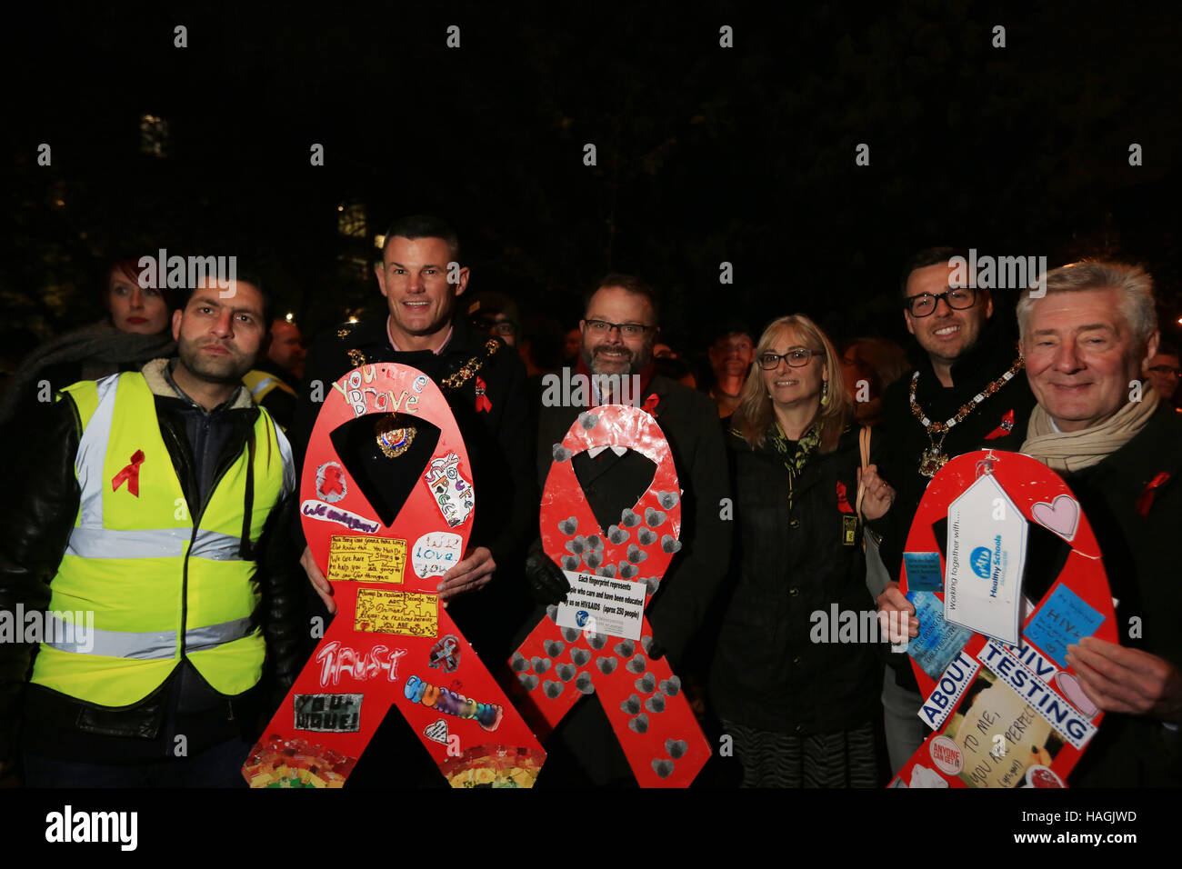 Lord Mayor Councilor Carl Austin-Behan and Crime Commissioner Tony ...