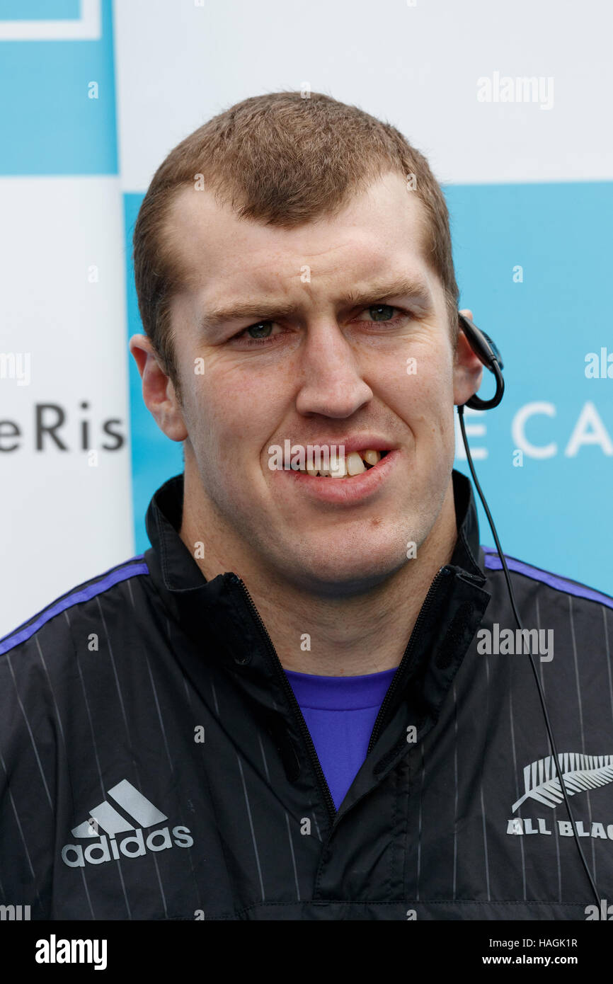 Tokyo, Japan. 1st Dec, 2016. Brodie Retallick, a member of the New ...