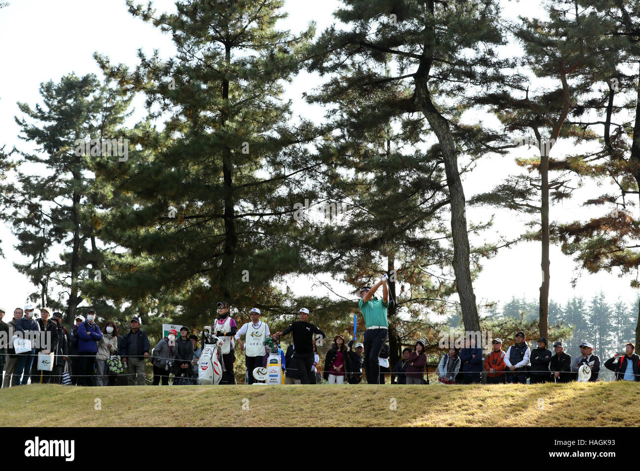 Tokyo Yomiuri Country Club, Tokyo, Japan. 1st Dec, 2016. Yuta Ikeda ...