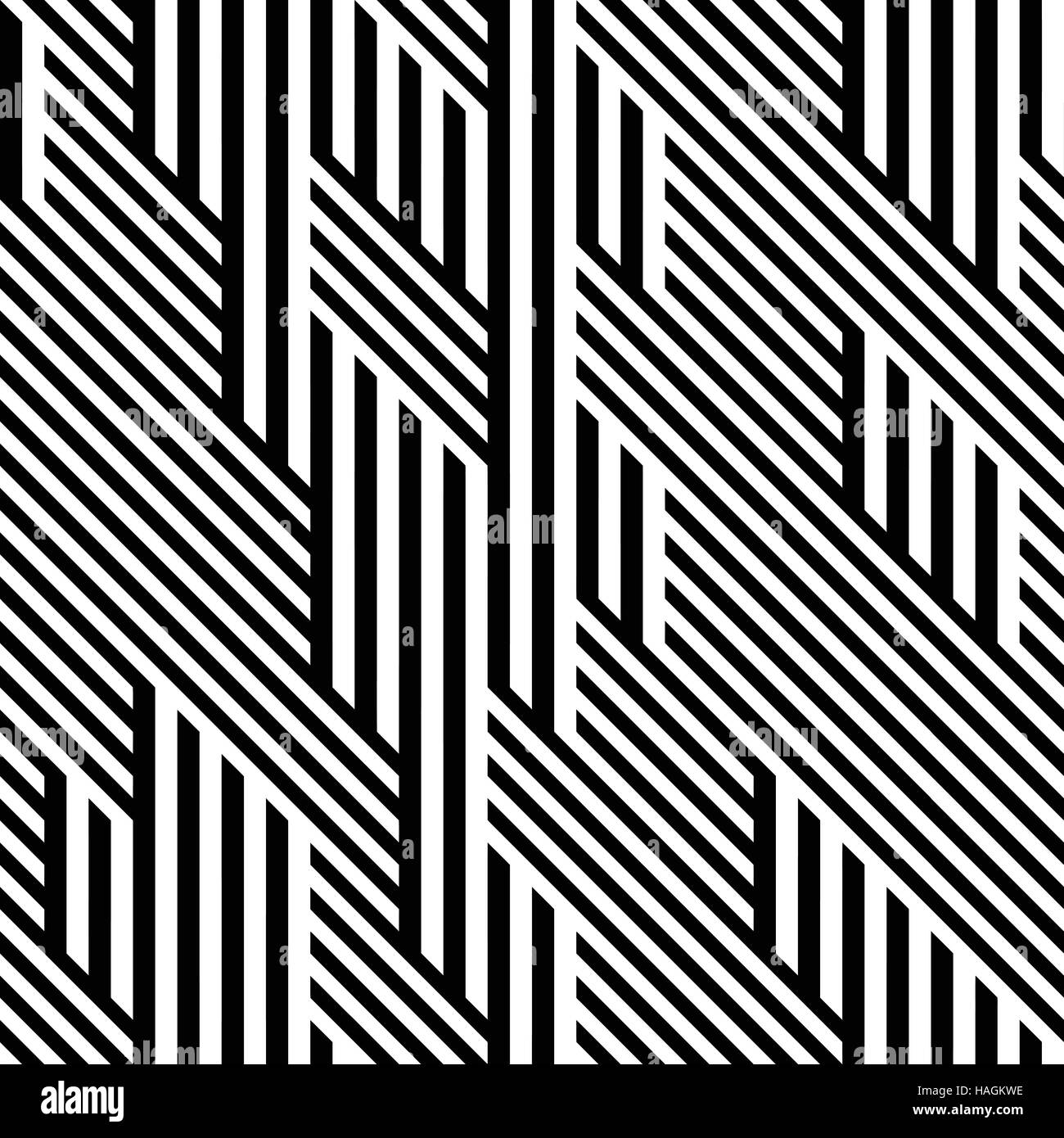 Black White abstract background with complex infinity maze. Seamless ...