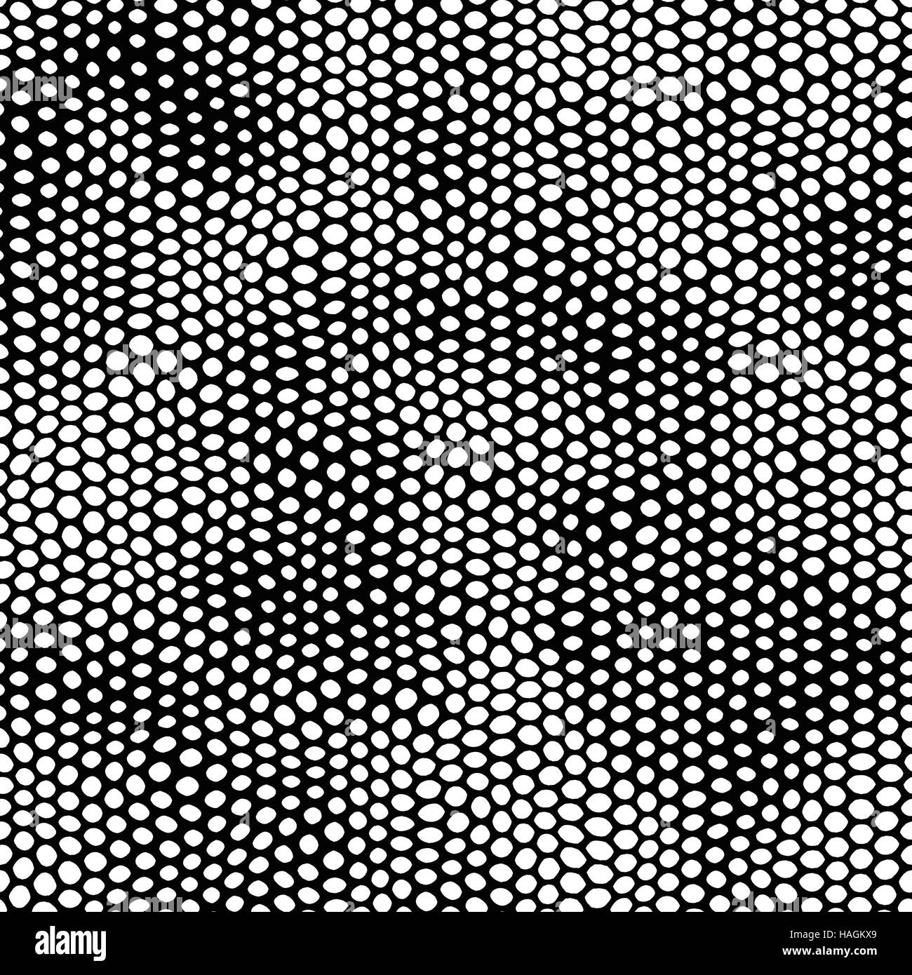 Simple background vector pattern hand drawn dots in black and white ...