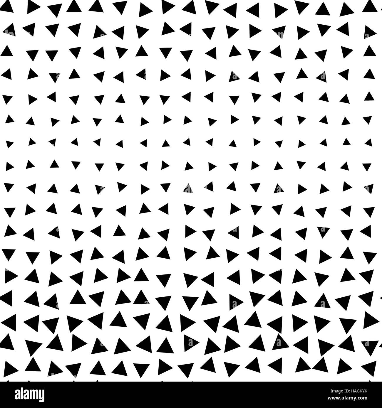 Vector Seamless Black And White Triangle Halftone Grid Gradient Pattern Geometric Abstract