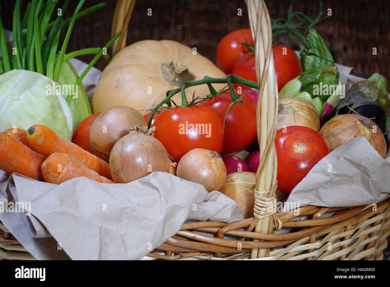 Picked zucchini tomato red hi-res stock photography and images - Alamy