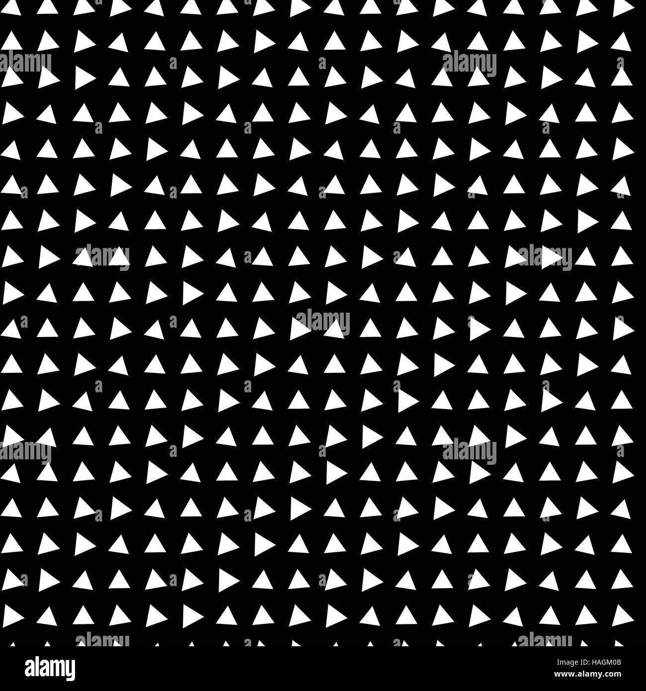 Vector Seamless Black and White Triangle Halftone Grid Gradient Pattern ...