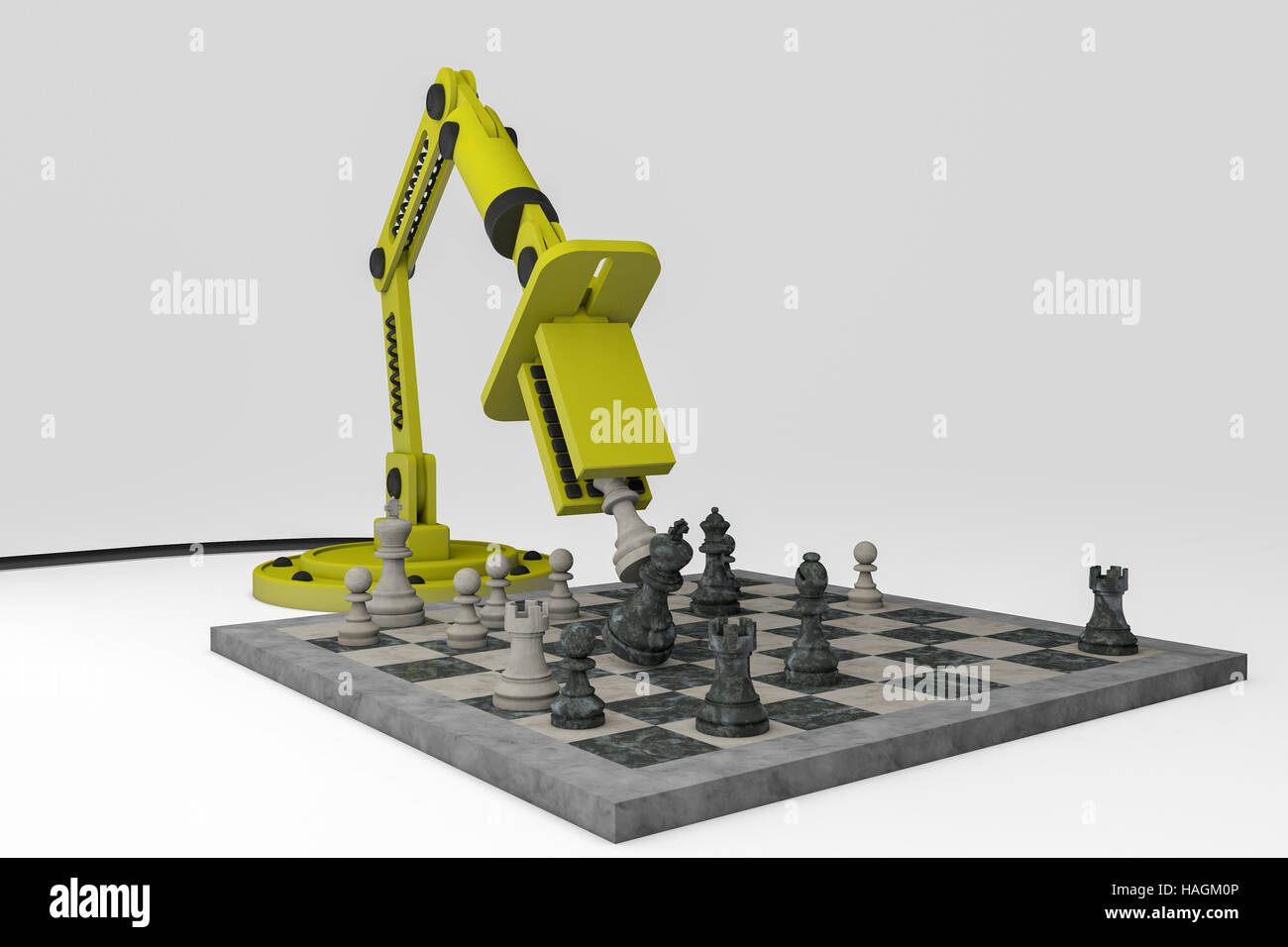 A robot arm plays chess Stock Photo - Alamy