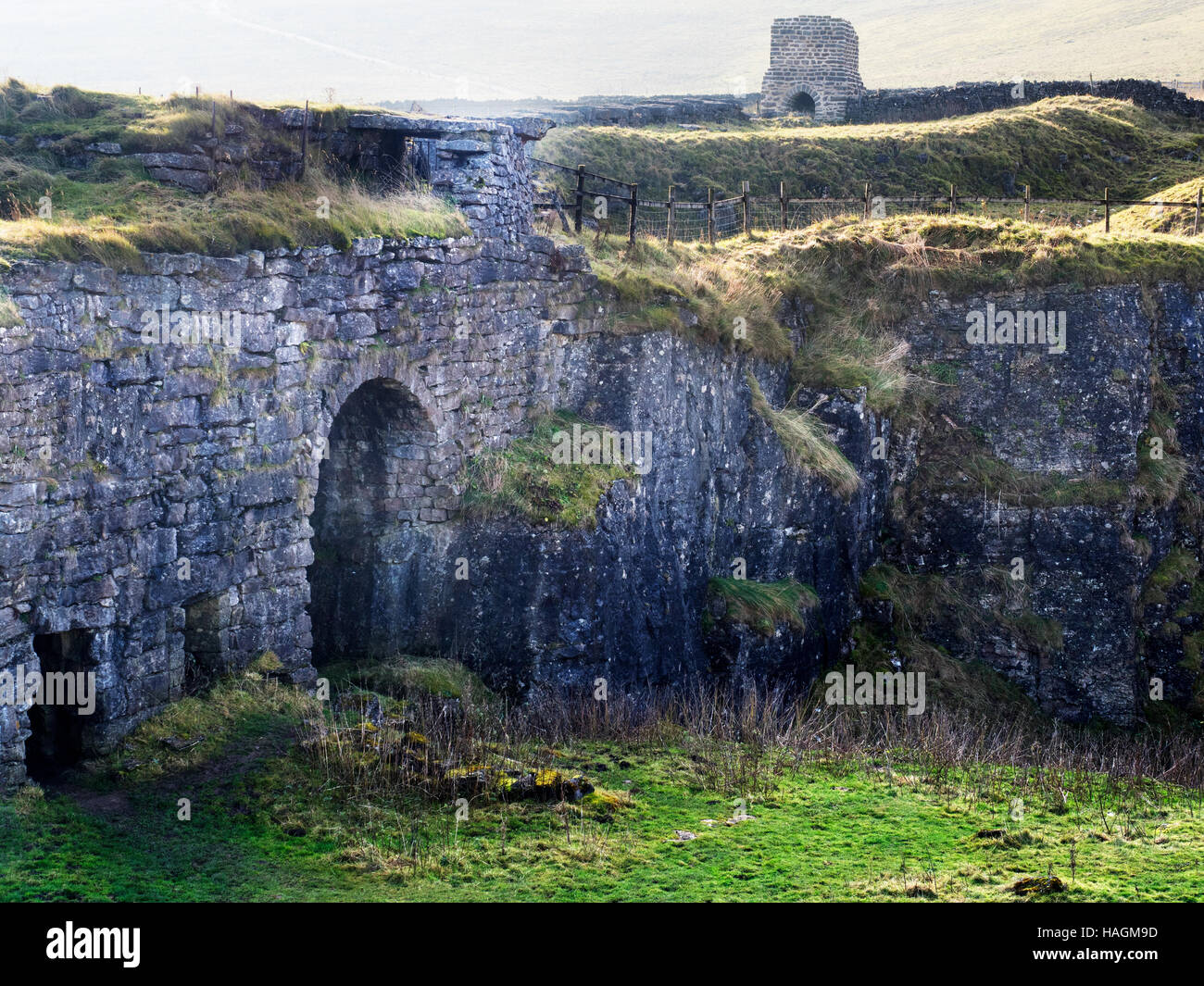 Toft Gate Lime Kiln at Greenhow Pateley Bridge North Yorkshire England ...
