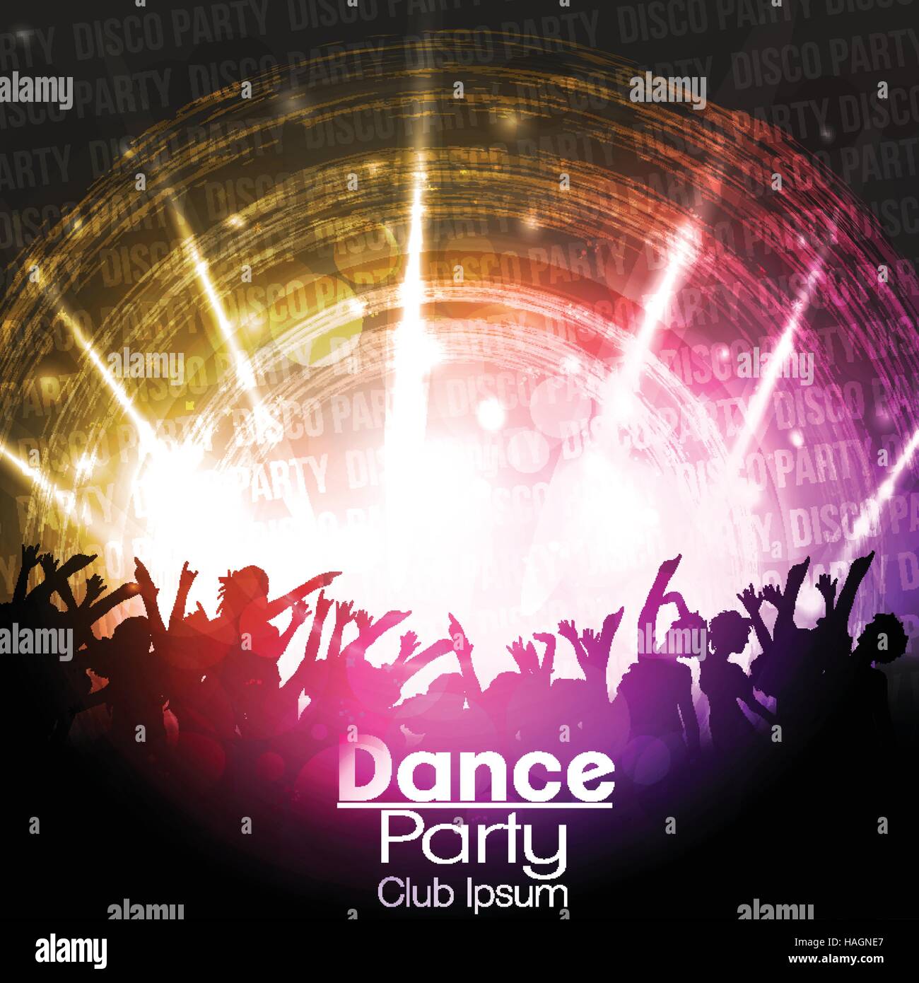 Dance Party Poster Background