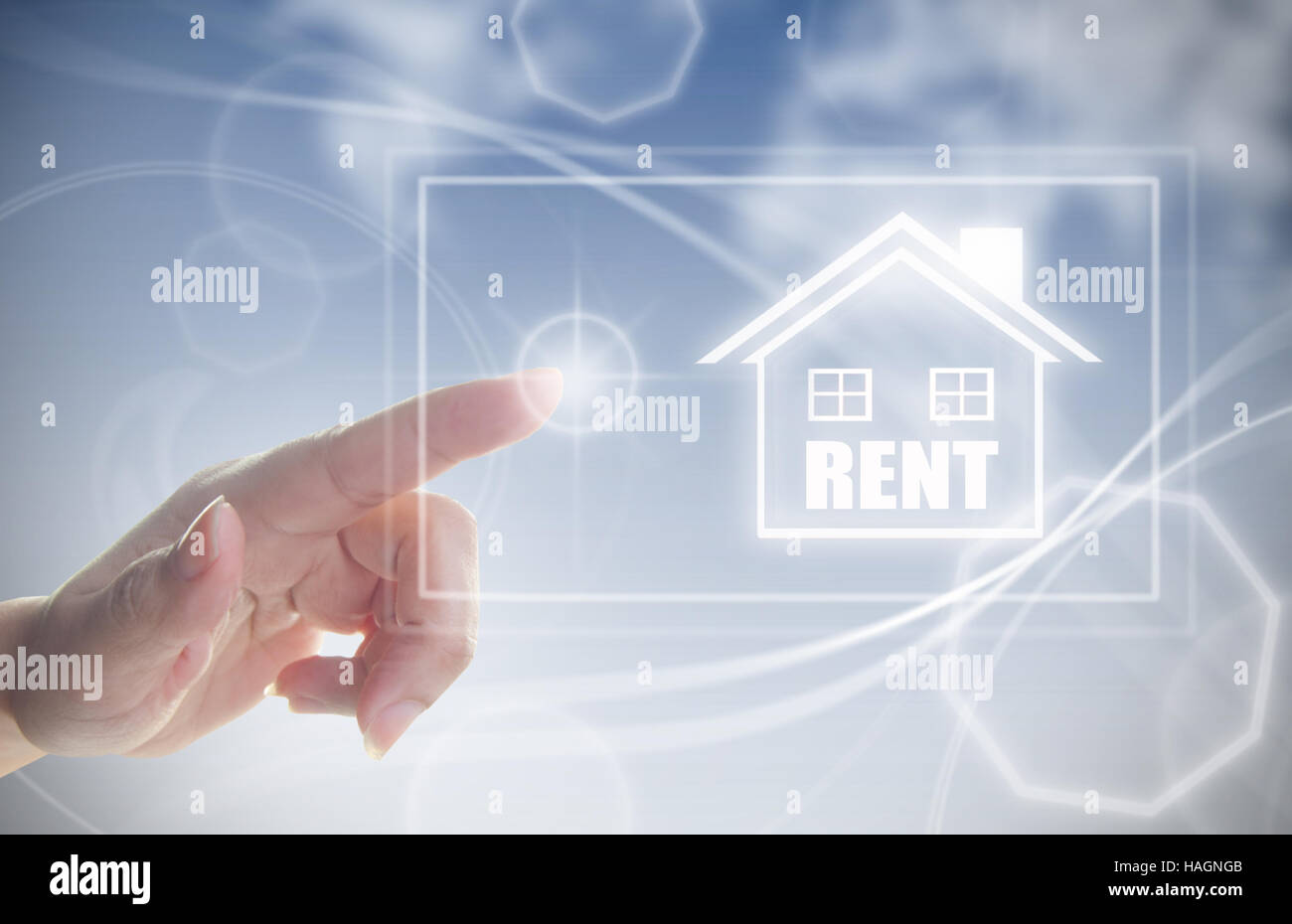 House for rent concept Stock Photo - Alamy