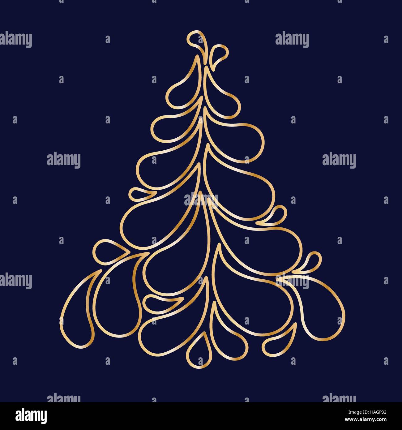 Stylized christmas winter holidays hi-res stock photography and images ...