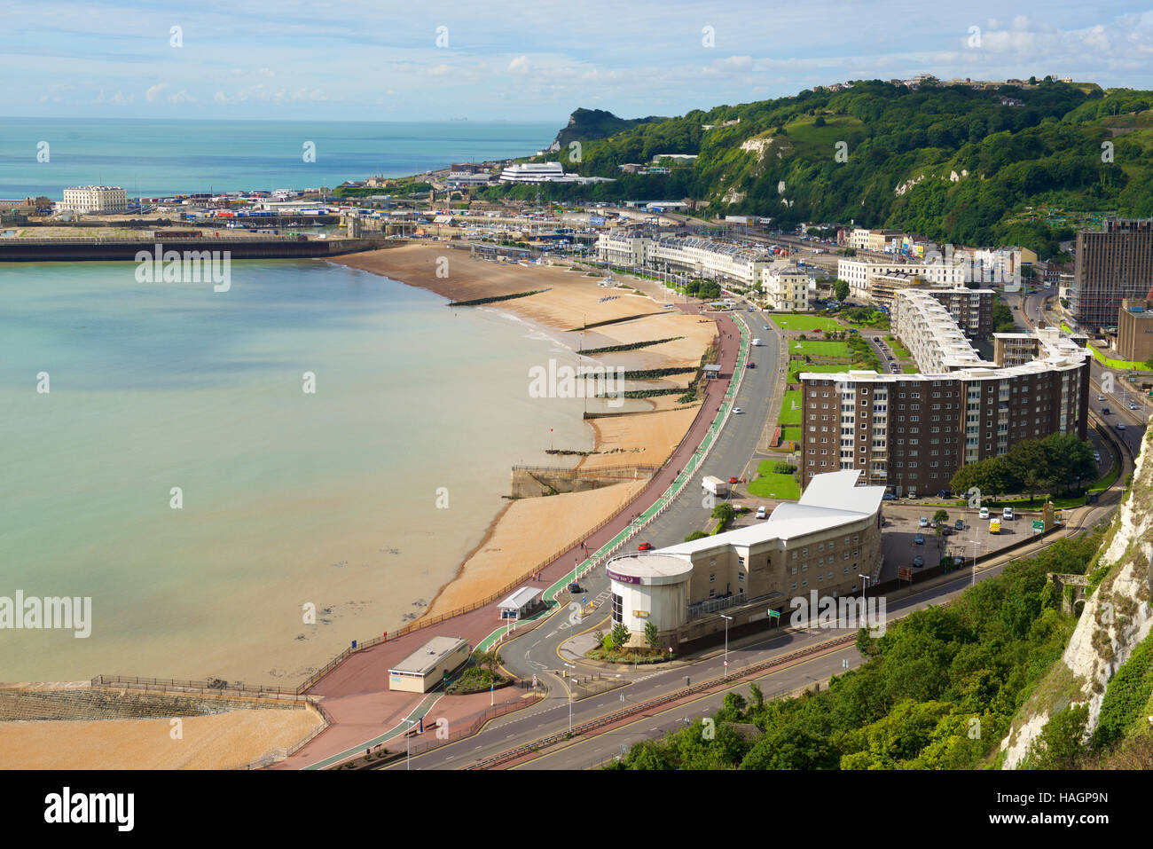 Dover Harbour seafront Stock Photo - Alamy