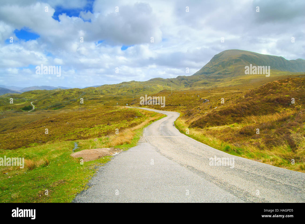 Narrow road curve hi-res stock photography and images - Alamy