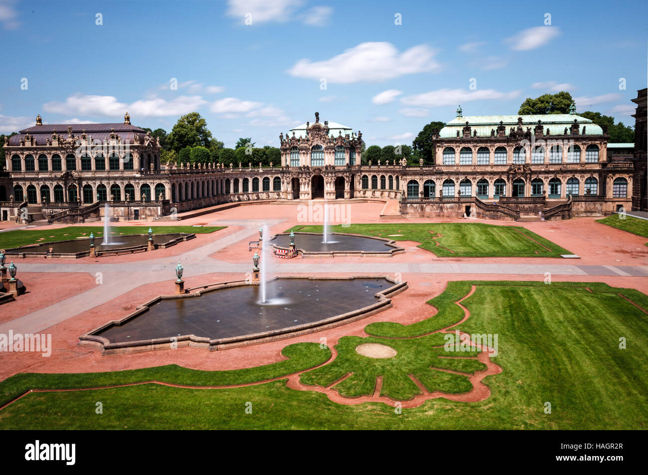 Brunnen im Zwinger in Dresden Stock Photo - Alamy