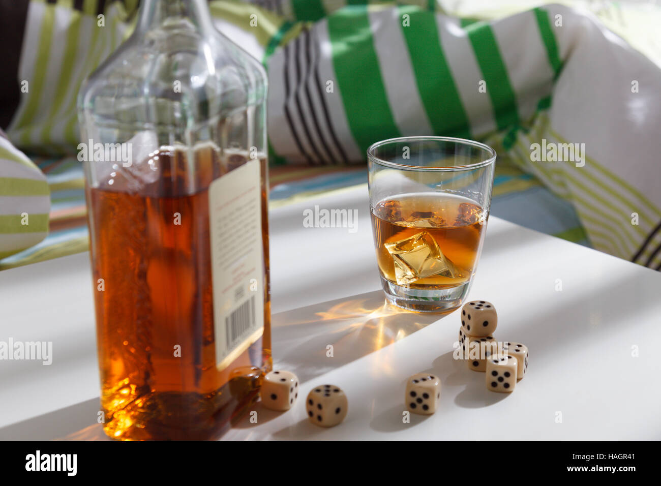 Dice and drink hi-res stock photography and images - Alamy
