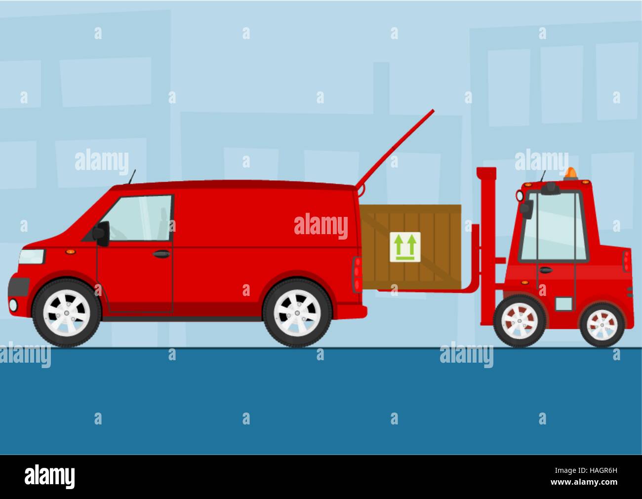 Cartoon van hi-res stock photography and images - Alamy