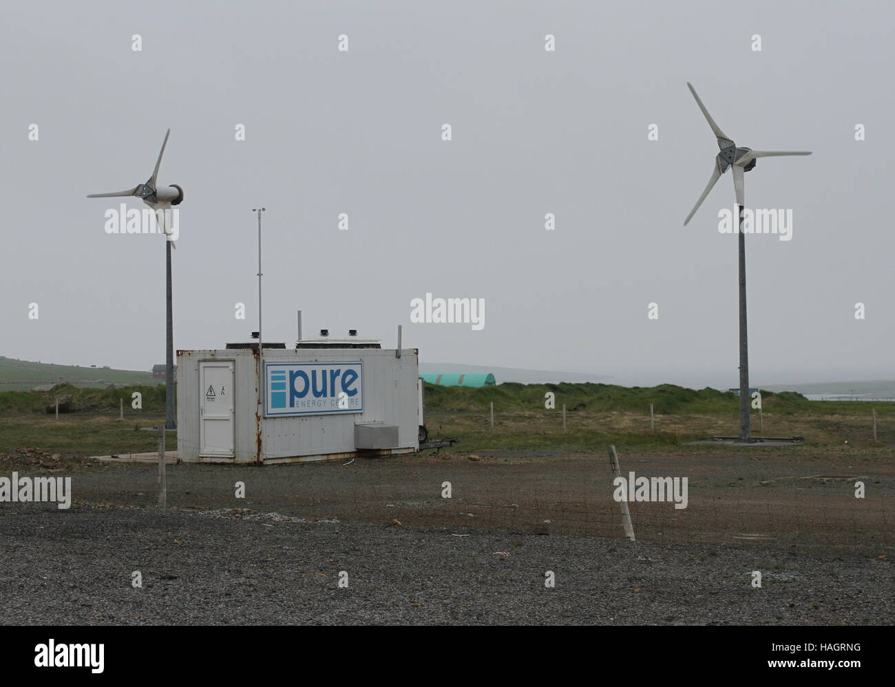 Pure energy centre using wind power to generate hydrogen gas Baltasound ...