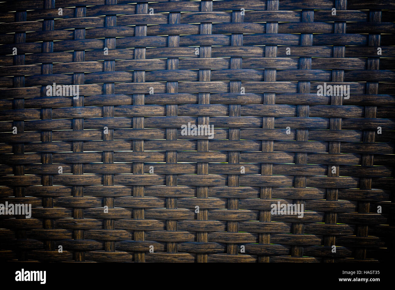 Background of brown wicker pattern with vignette Stock Photo - Alamy