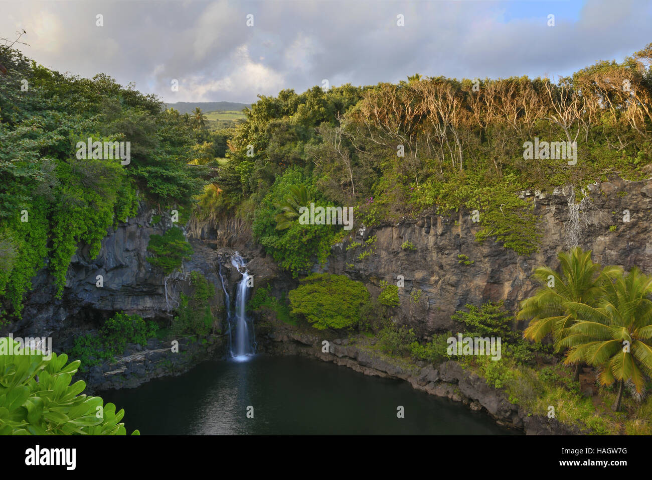 Seven sacred pool hawaii hi-res stock photography and images - Alamy