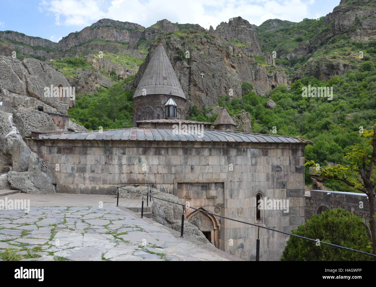 Geghard is a medieval monastery in Armenia Stock Photo - Alamy