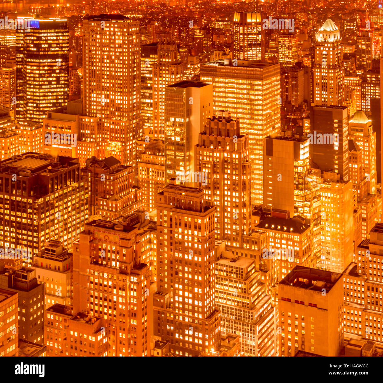 View of New York Manhattan during sunset hours Stock Photo - Alamy