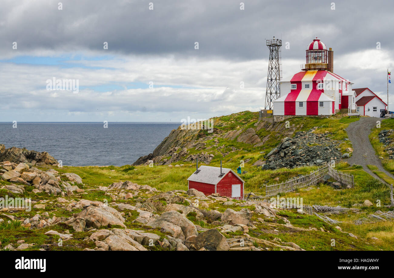 Cape Bonavista Lightstation, Newfoundland, Canada. Lighthouse station ...