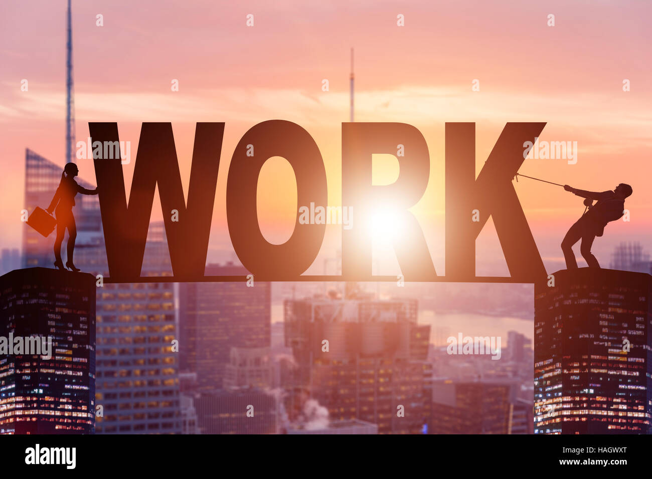 Business concept of hard work Stock Photo - Alamy