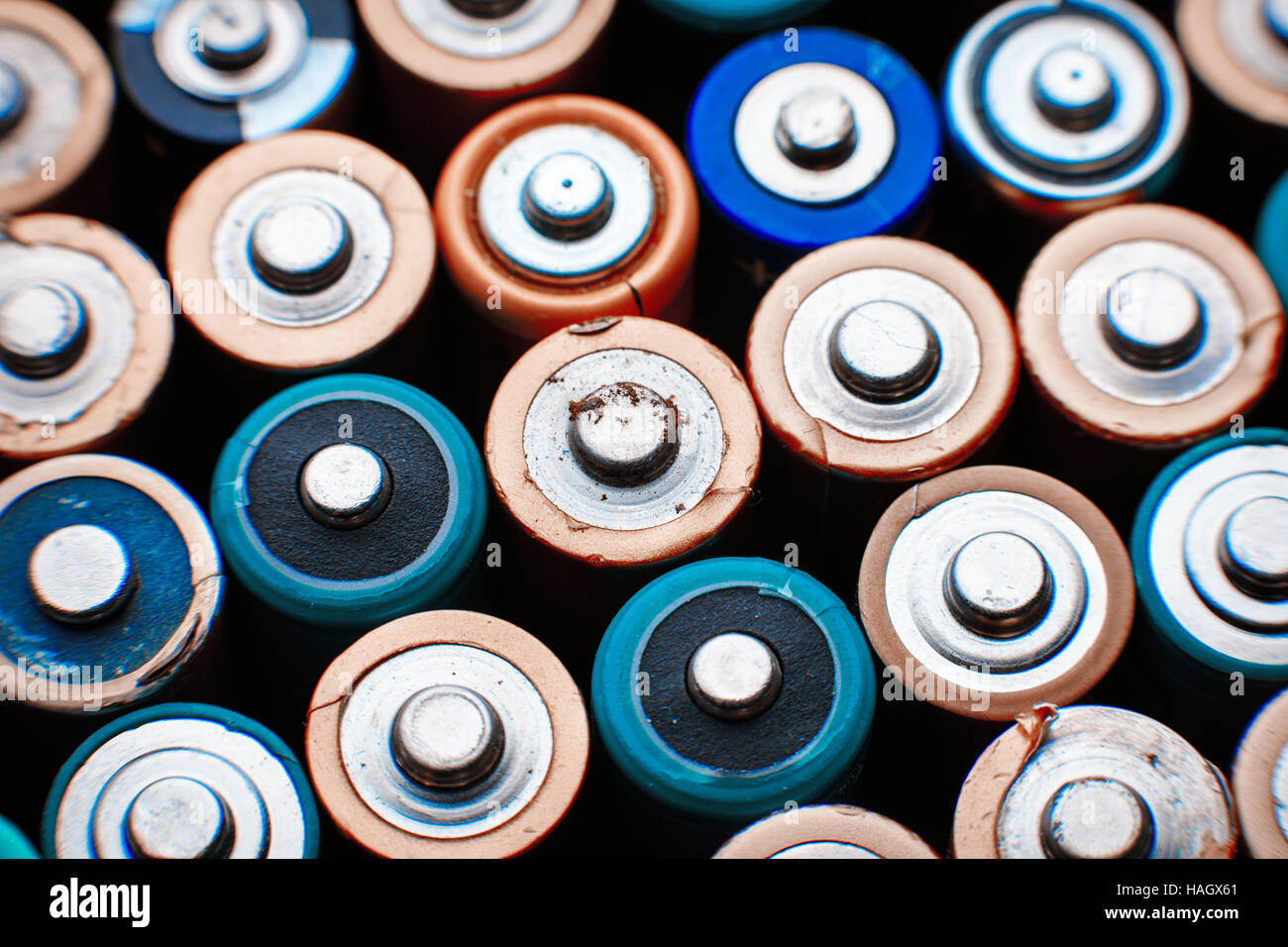 Energy abstract background of colorful batteries Stock Photo - Alamy