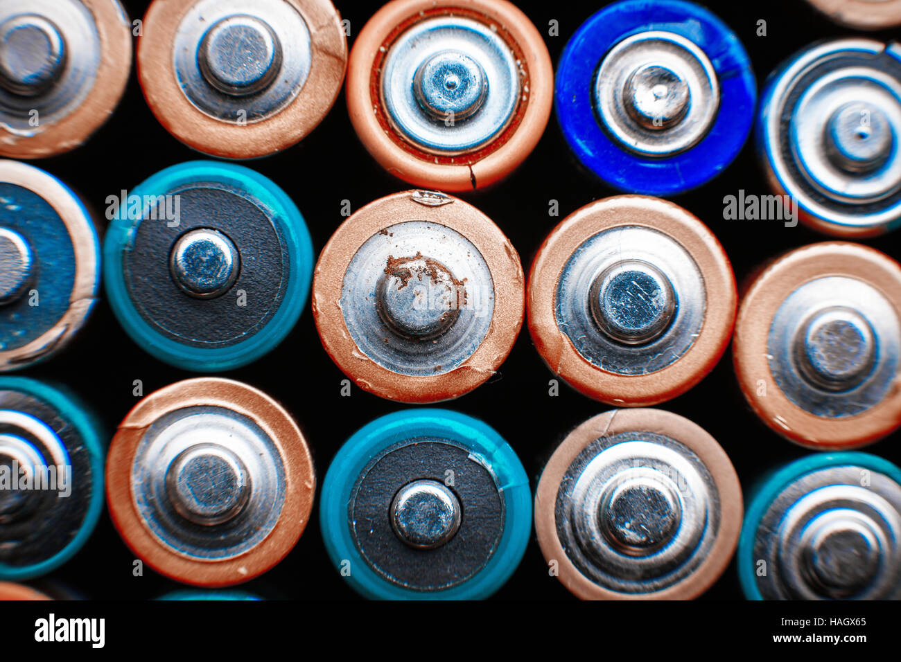 Energy abstract background of colorful batteries Stock Photo - Alamy