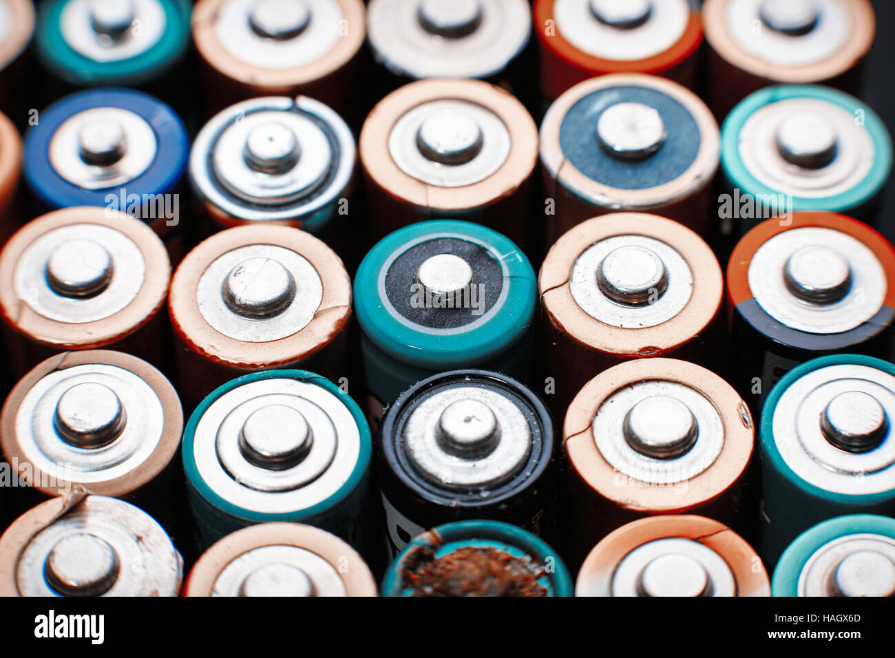 Energy abstract background of colorful batteries Stock Photo - Alamy