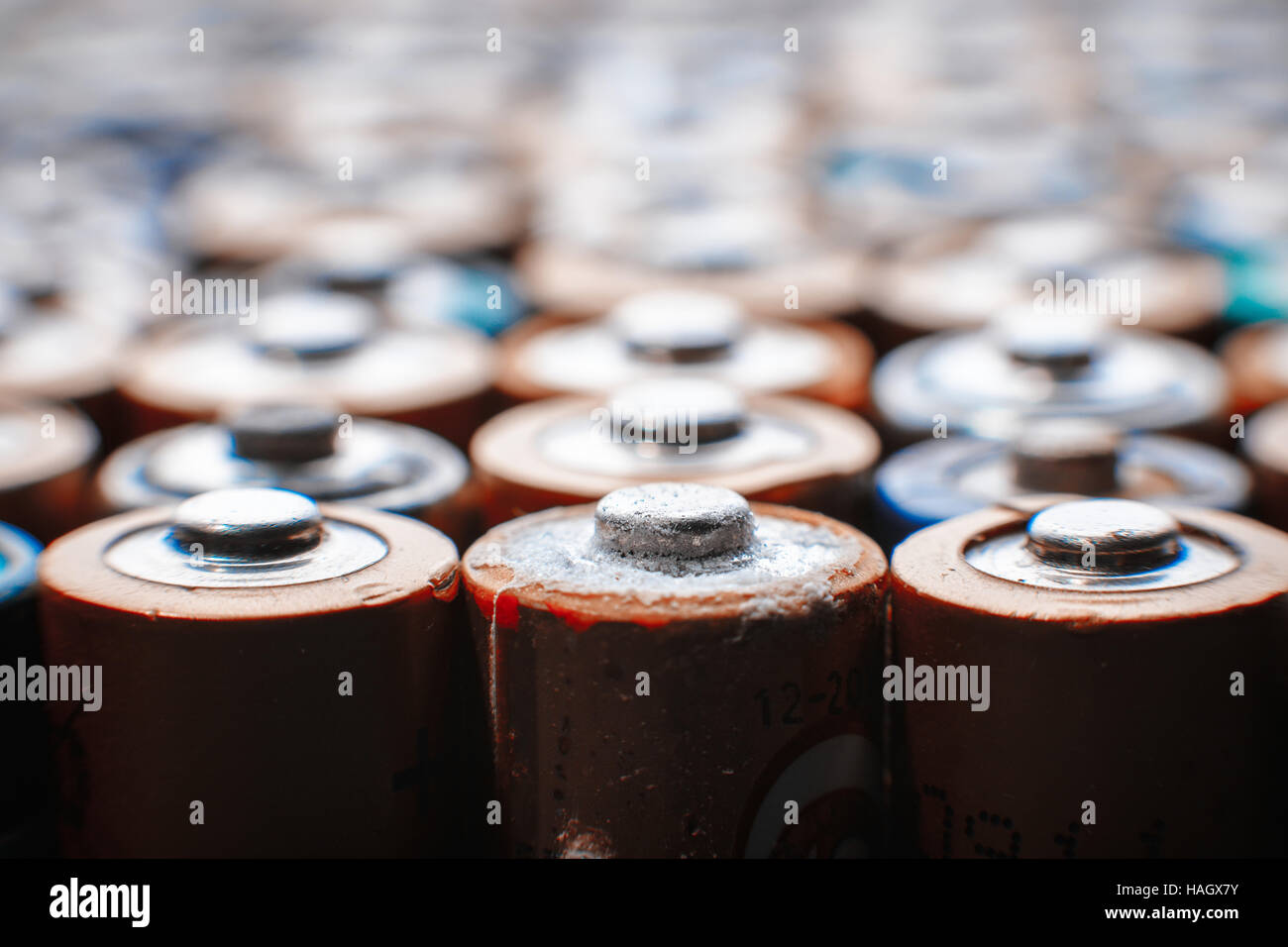 Energy abstract background of colorful batteries Stock Photo - Alamy
