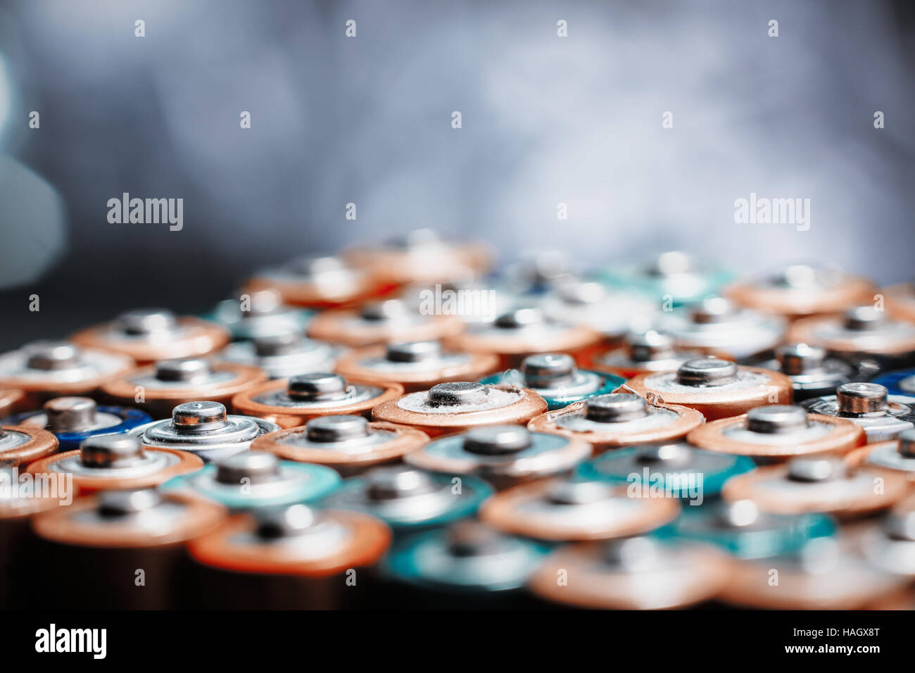 Energy abstract background of colorful batteries Stock Photo - Alamy