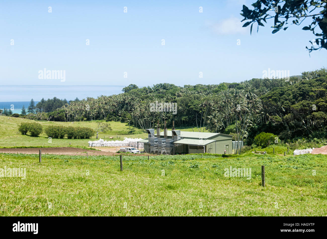 Diesel Generator powering the whole of Lord Howe Island, New South ...